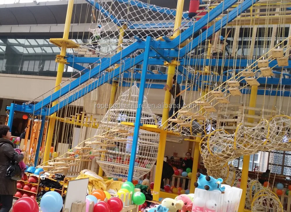 Indoor Amusement Park,Kids Indoor Adventure Ropes Course Playground ...