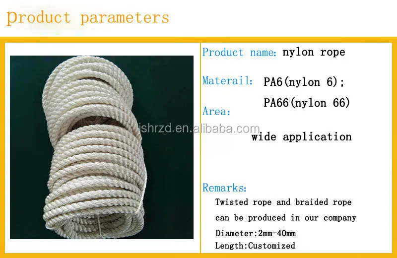 12mm Nylon Rope / 15mm Nylon Rope / 20mm Nylon Rope - Buy 12mm Nylon ...