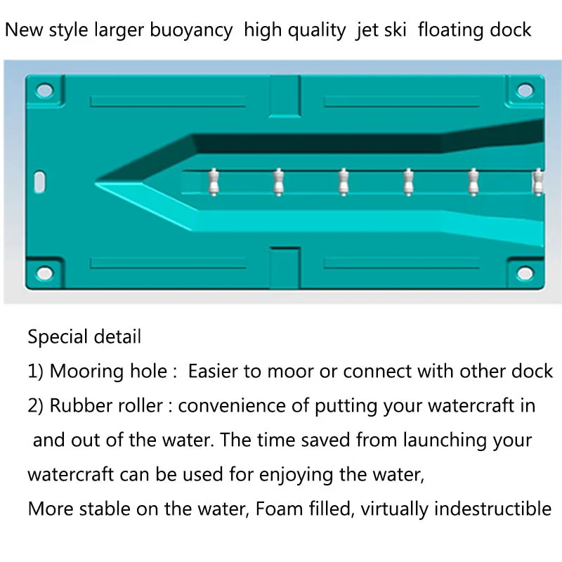 GZZH Plastic Wave-Runner Floating Dock System - 12 Month Warranty