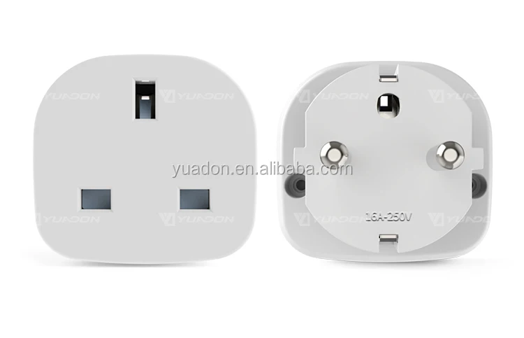 Electrical Powerline Adapter British Standard Socket Type E Type G Plug ...