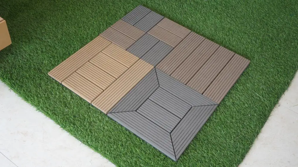 Wood Plastic Composite Wpc Interlocking Decking Floor Tiles Swimming ...