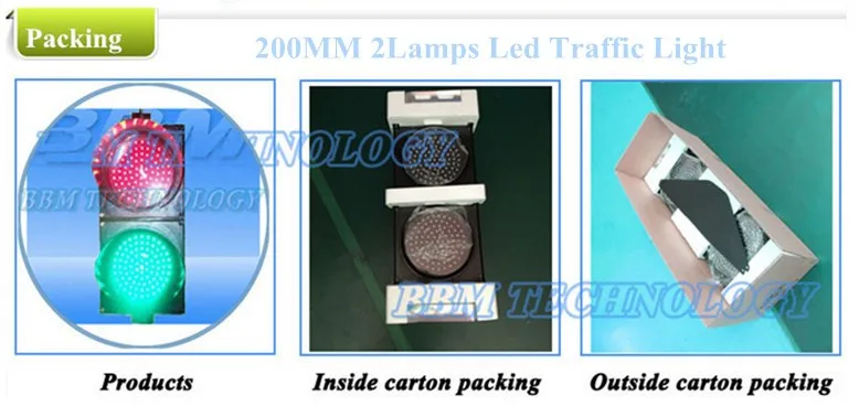 200mm Traffic Light Led 2 Aspect With Red Green Colors - Buy Traffic ...