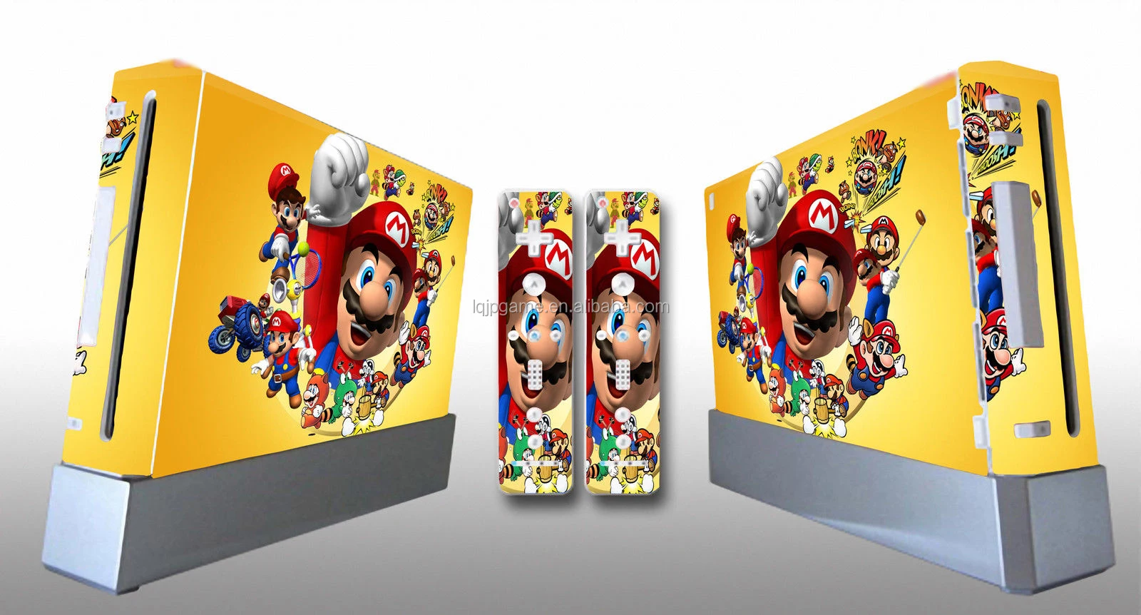 Skin Vinyl Sticker Cover For Nintendo For Wii Console And 2 Remotes ...