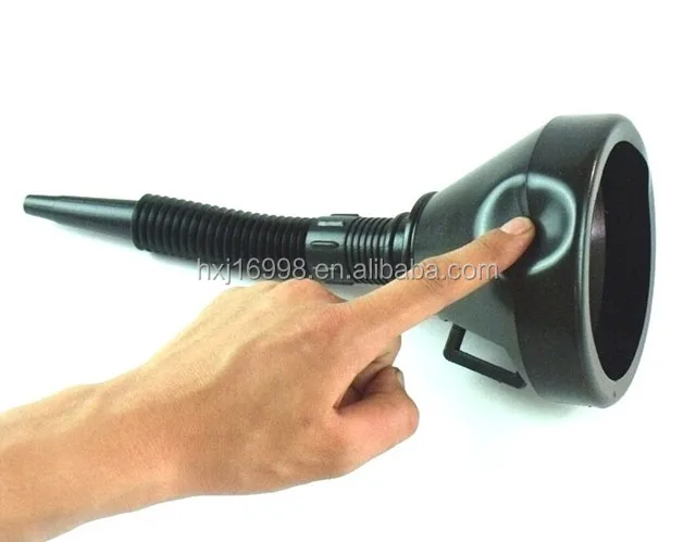 Plastic Oil Funnel With Removeble Filter Colored Funnel With Corrugated ...