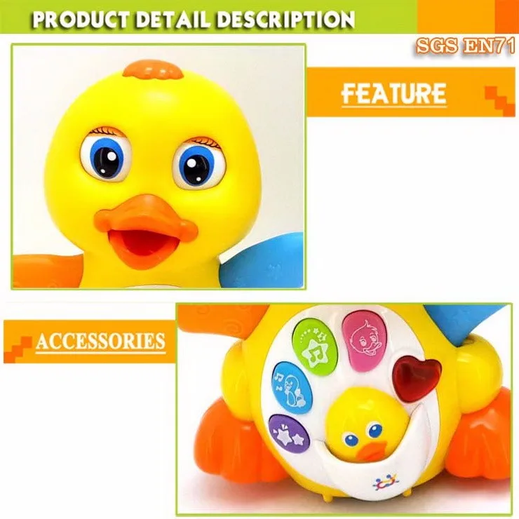Jacko Toys Intelligent Battery Operated Duck Toy With Funny Functions ...