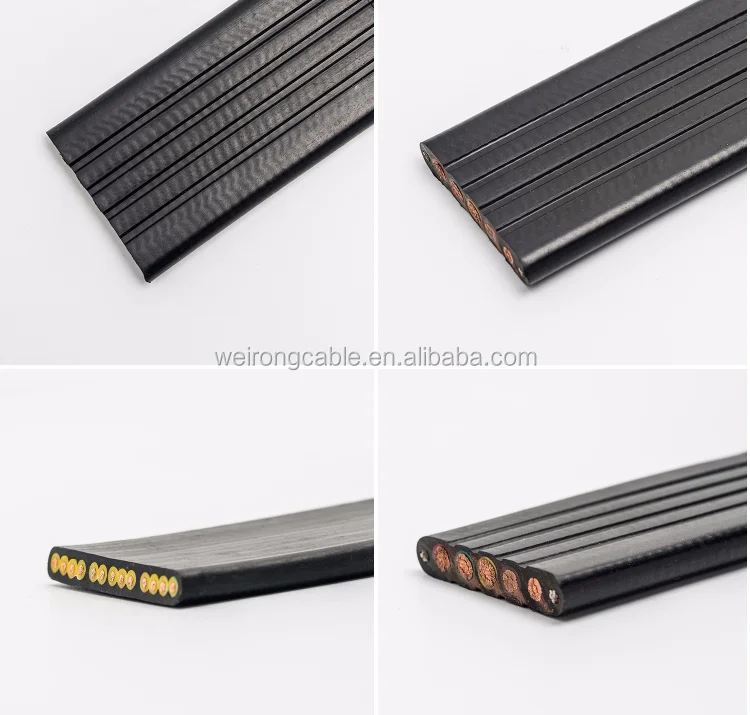 Factory Price 24*0.75,36*0.75 Tvvb Flat Cable Elevator Travel Cable ...