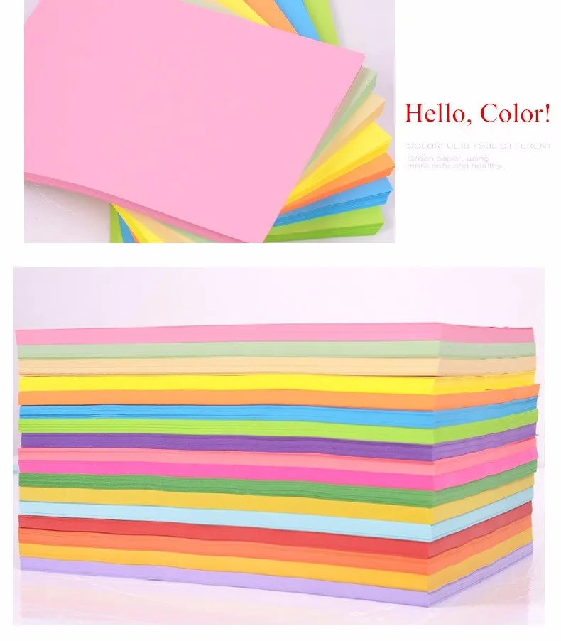 80g A4 Color Printing Paper - Confetti Mixed Office Paper