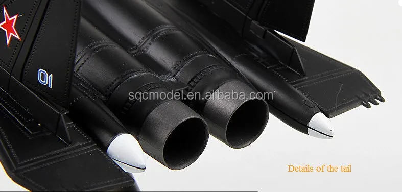 1:72 Diecast Military Model Su-47 Russian Fighter Plane Models - Buy ...