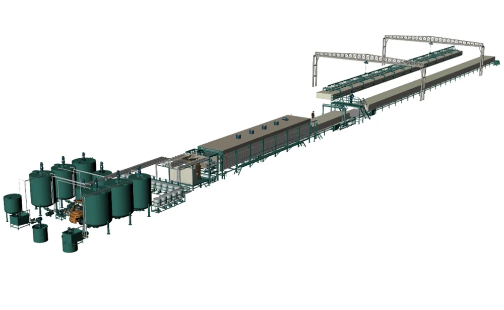 Pu Fully-automatic Continuous Foaming Machine - Buy Foaming Machine ...