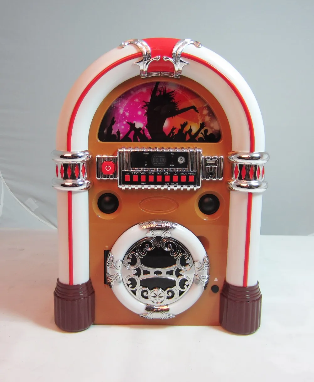 2018 Hot Selling Retro Jukebox - JYK RD017009 with 3 Speed Turntable