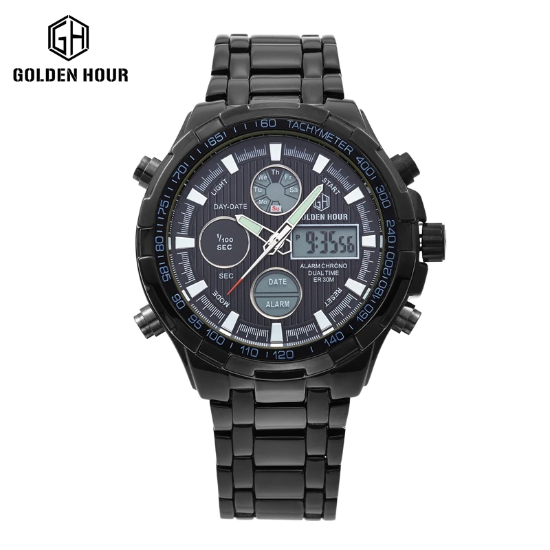 Golden Hour 108 Male Sports Relojes Watches Waterproof Military ...