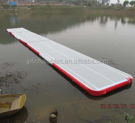 Customized Water Floating Inflatable Airtrack 12m Inflatable air Track ...