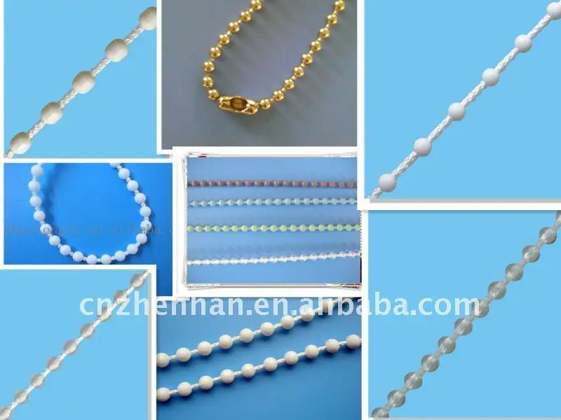 Bead Chain For Skylight Plastic Ball Chain-thick Cord Roller Shade ...