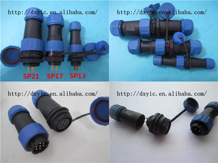 2 3 4 5 5b 5c 6 7 9 12 Pin Sp13/sp17/sp21 Series Male Female Ip68 ...