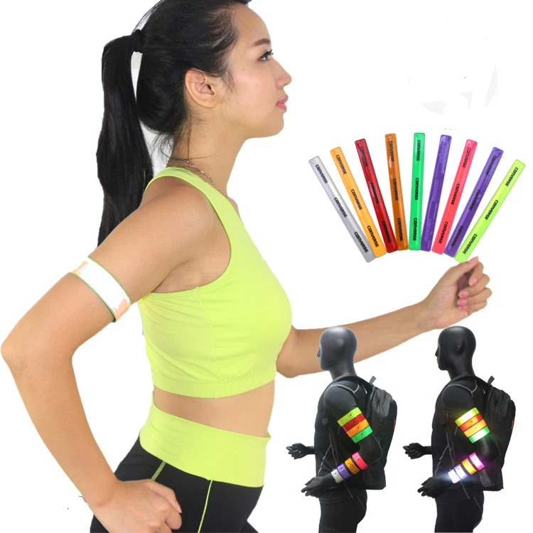 Custom Logo Reflective Slap Bands Snap Bracelet Slap Wristband(id ...