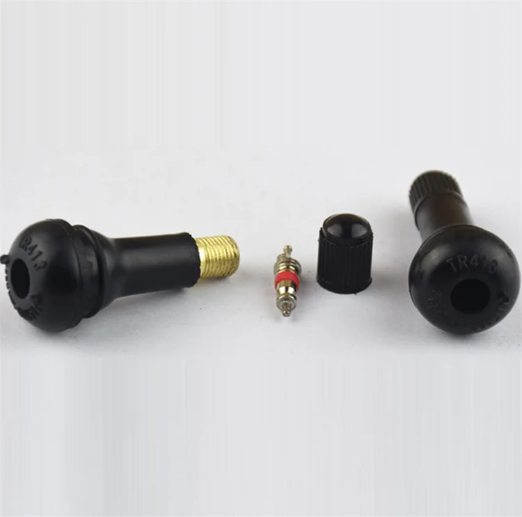 Tr413 Tr414 Natural Rubber Snap-in Tubeless Car Tyre Dust Stem Air Tre ...