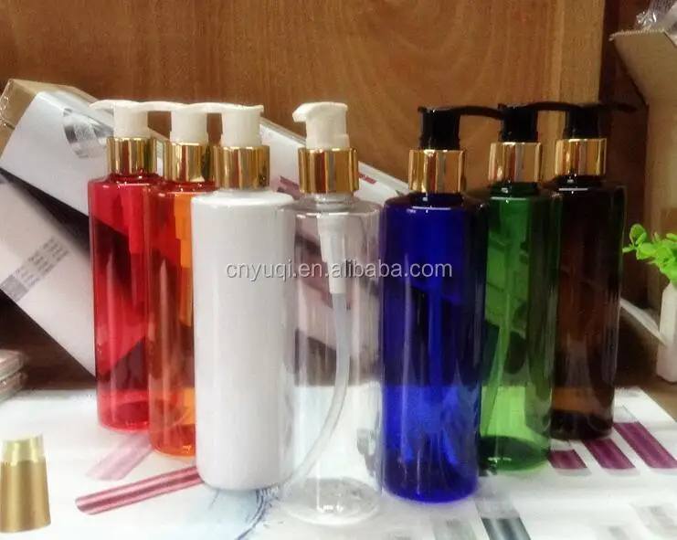 100ml 200ml 250ml 300ml 500ml Shampoo Bottles With Gold Cap Pumps - Buy ...