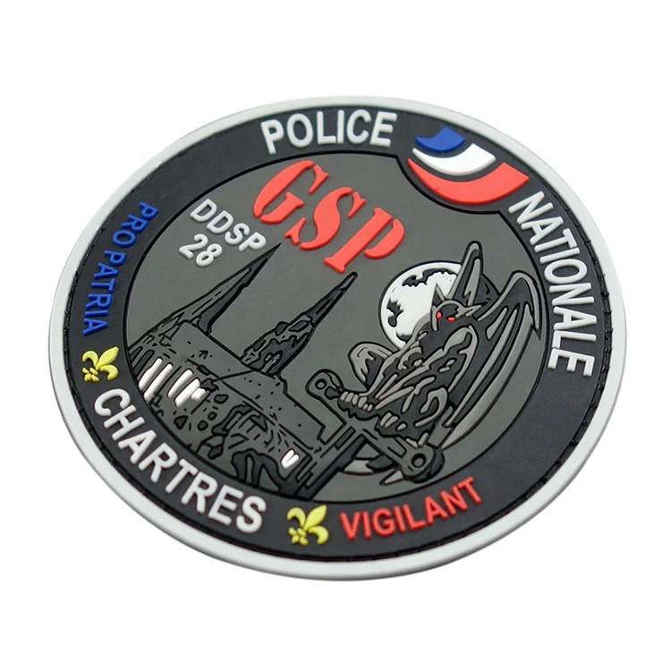 Custom 3d Embossed Logo Rubber Label Soft Pvc Patch - Buy Rubber Patch ...