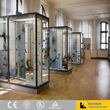 Customized Museum Free Floor Exhibition Standing Display Cases - Buy ...