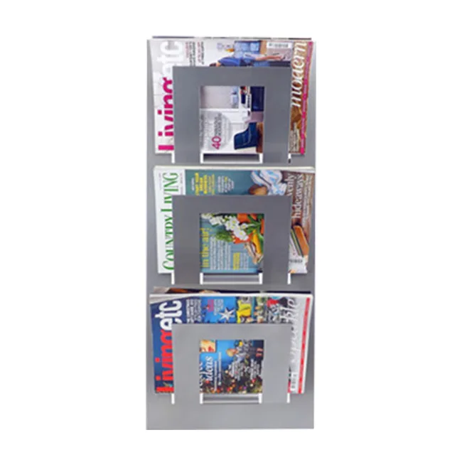 Wall Mounted Magazine Newspaper Storage Display Shelf - Buy Wall ...