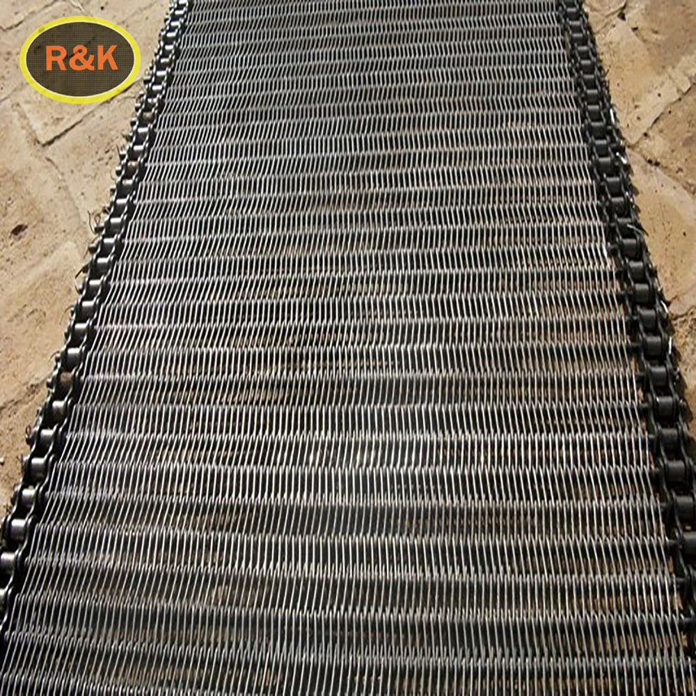 304 Stainless Steel Chain Mesh Conveyor Belt - Durable & Versatile