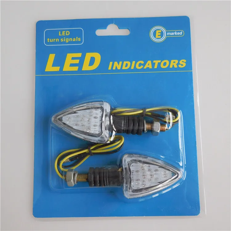 Universal Motorcycle Front Rear Turn Signals Indicators Lamp Atv Custom ...