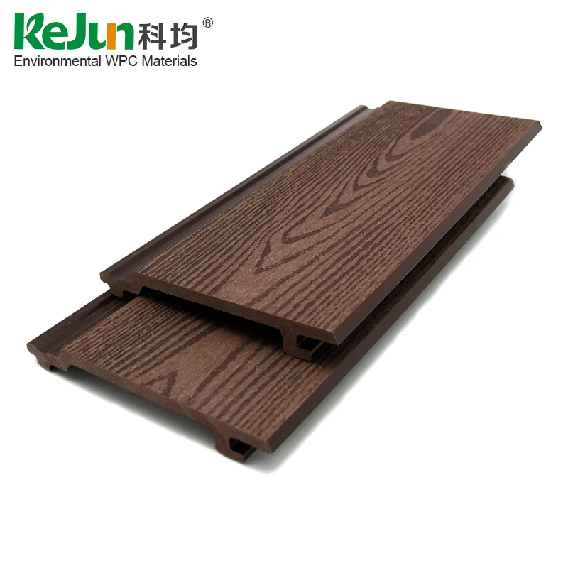 Outside Wpc Wood Wall Cladding Curved Fluted Wall Panel Interlock ...