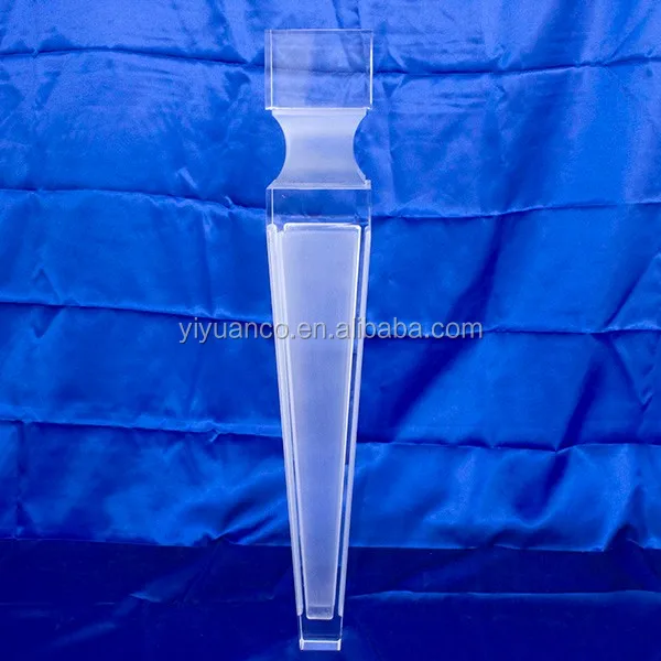 Acrylic Table Legs - Stylish & Durable Furniture Pedestals