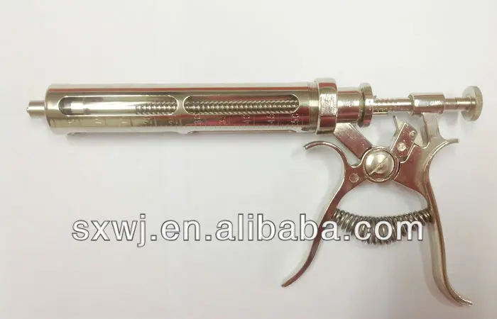 50ml Veterinary Semi-Auto Metal Revolver Syringe/injector