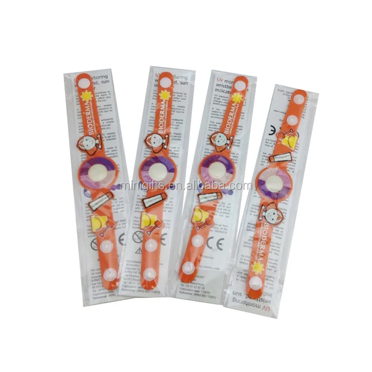 Sun Safe Uv Indicator Wristband Soft Rubber Uv Tester Bracelet - Buy Uv ...