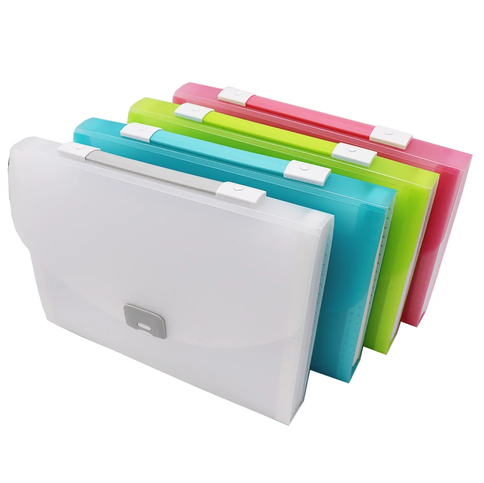 13 Pockets Expanding File Folders With Handle Office File Organizer A4 ...