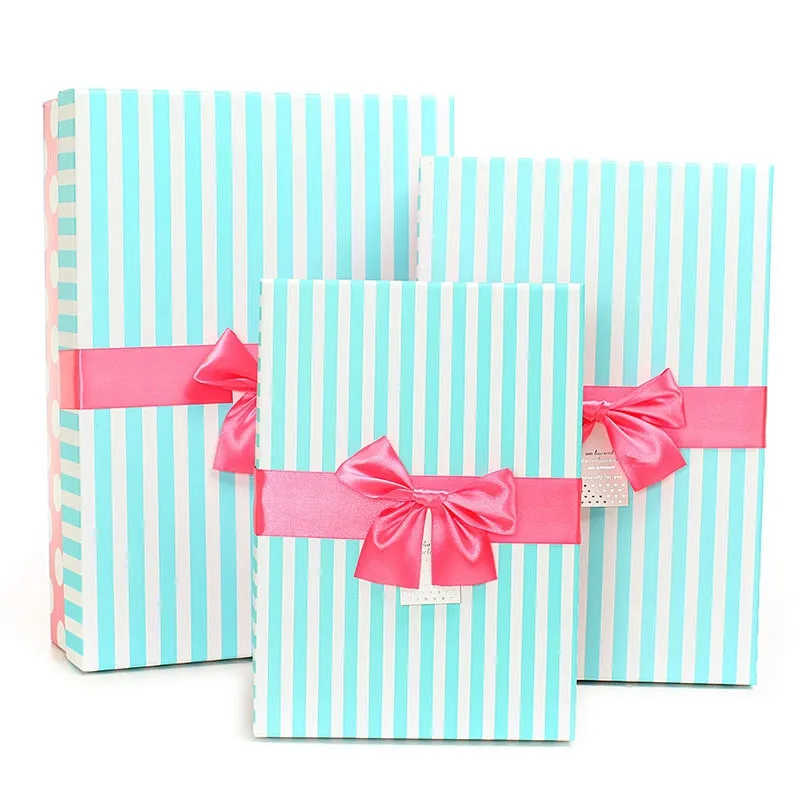 Various Size Brand Name Printed Paper Large Gift Boxes With Lids Fancy ...