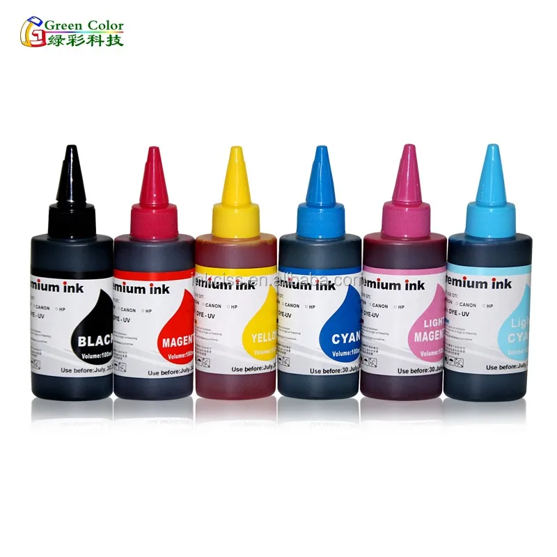 Generic Refill Uv Dye Ink Bottle For Ep/can/hp Printer - Buy 100ml Ink ...