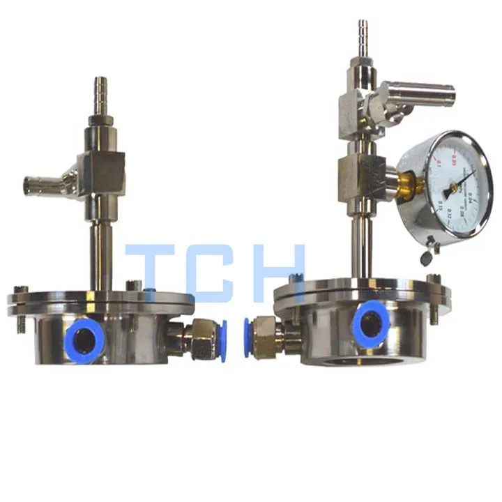 Vacuum Sealing Assembly Flange For Furnace Quartz Tube With Kf-25 ...