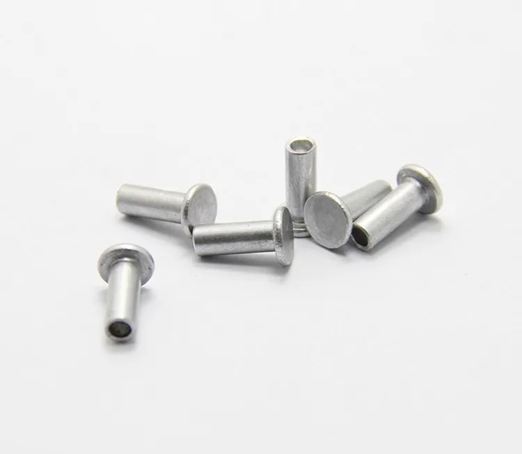 Brake Lining Rivets - DIN 7338B Aluminum Semitubular