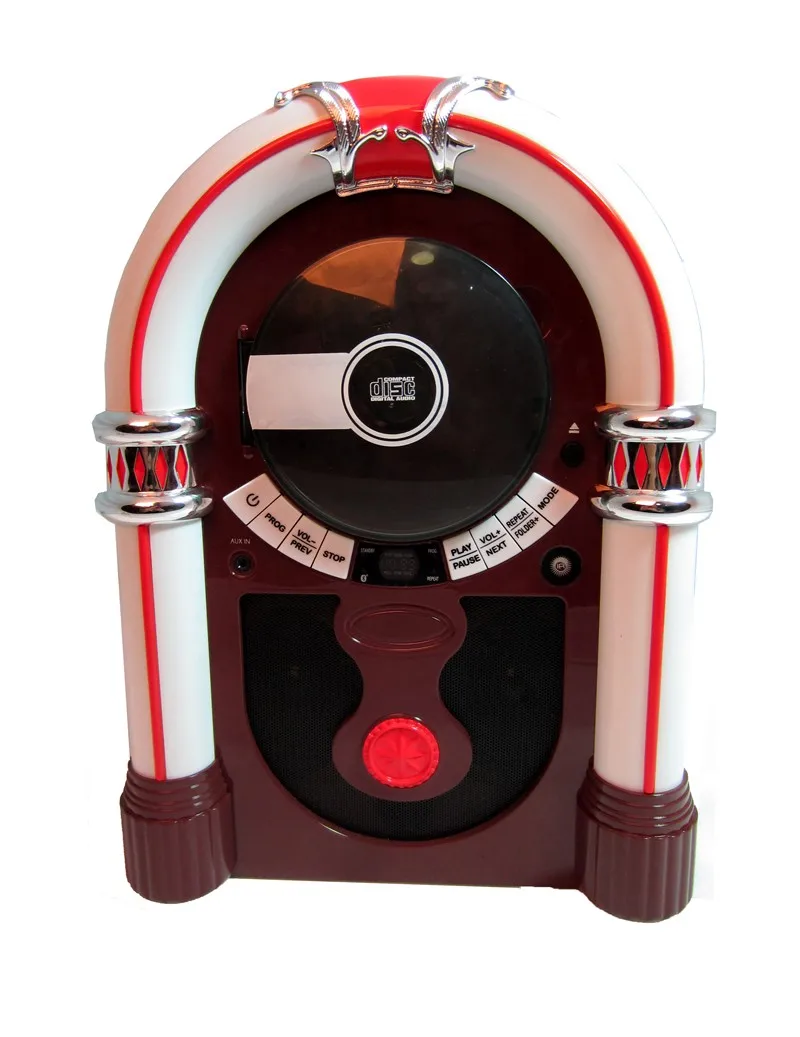 2018 heißer Verkauf Retro Jukebox mit 3 Geschwindigkeit Plattenspieler, CD-Player,FM radio,BT ...
