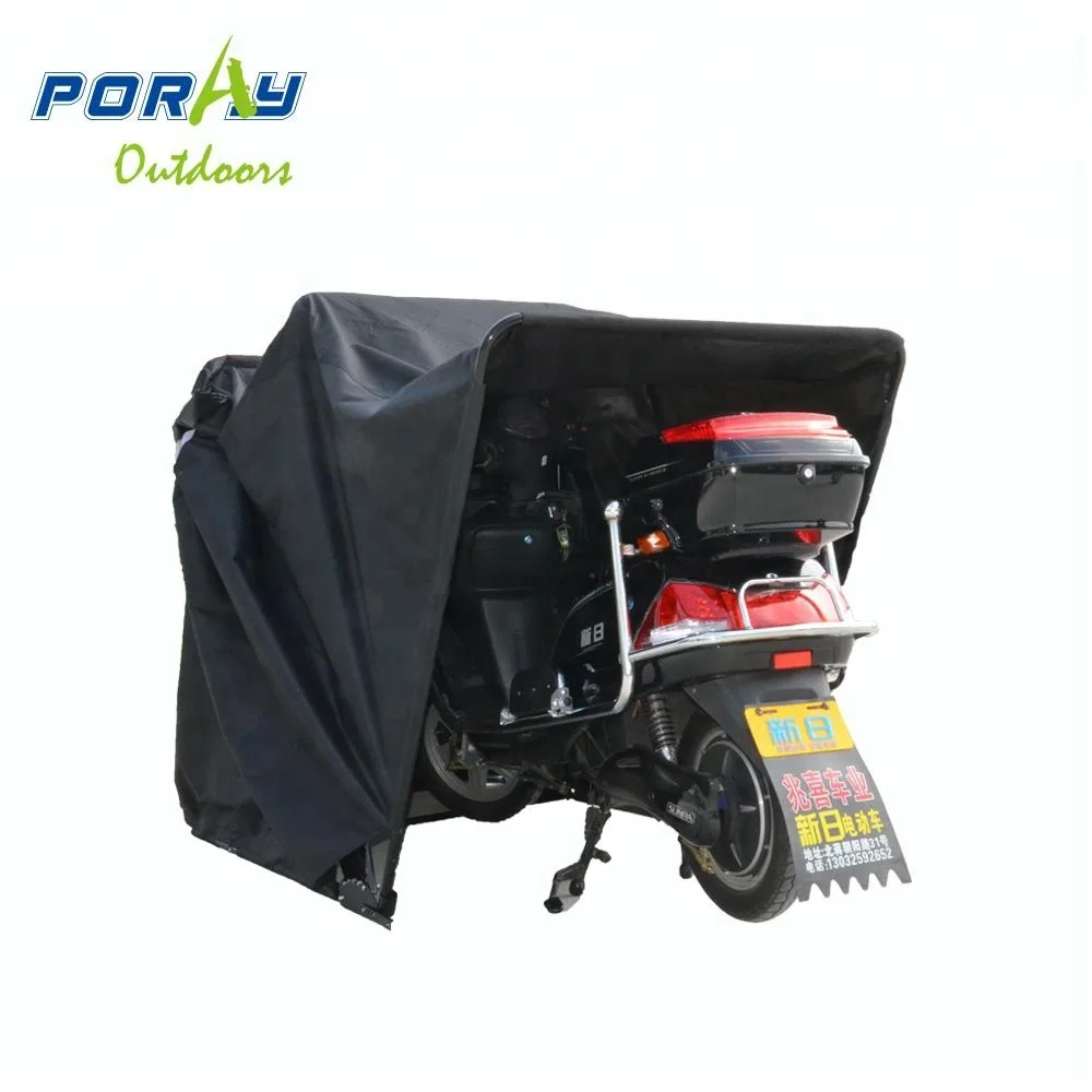 Flodable Waterproof Motorcycle Shelter Cover Parking Motorbike Shield ...
