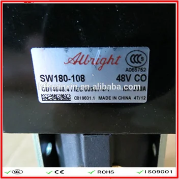Albright Sw180 / Sw180b Recognized Dc Contactors - Buy Multiple ...