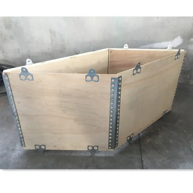 Grape Foldable Wooden Transport Packing Box - ISO UN Certified