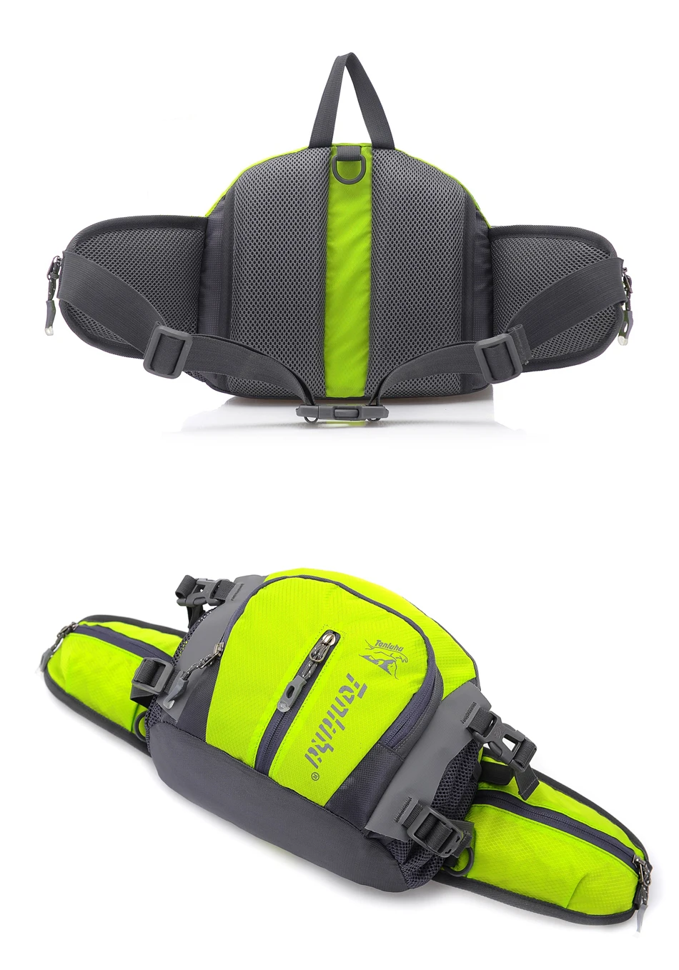 Waterproof Waist Bag with Water Bottle Holder for Running