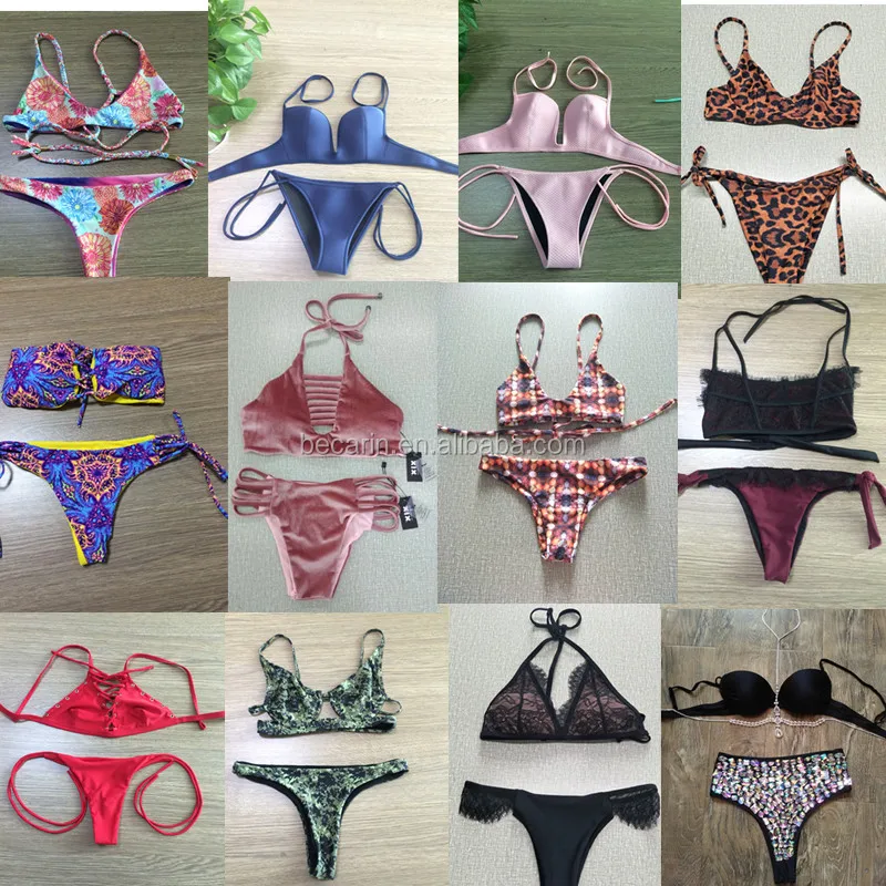 Wholesale Micro Bandeau Two Pieces Swimsuit Women Set Custom Sexy Plain ...
