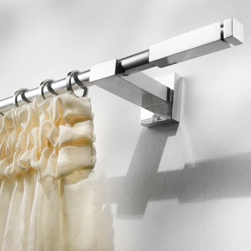 Curtain Handle Rod Curtain Rail With Accessories Polished Bedroom ...