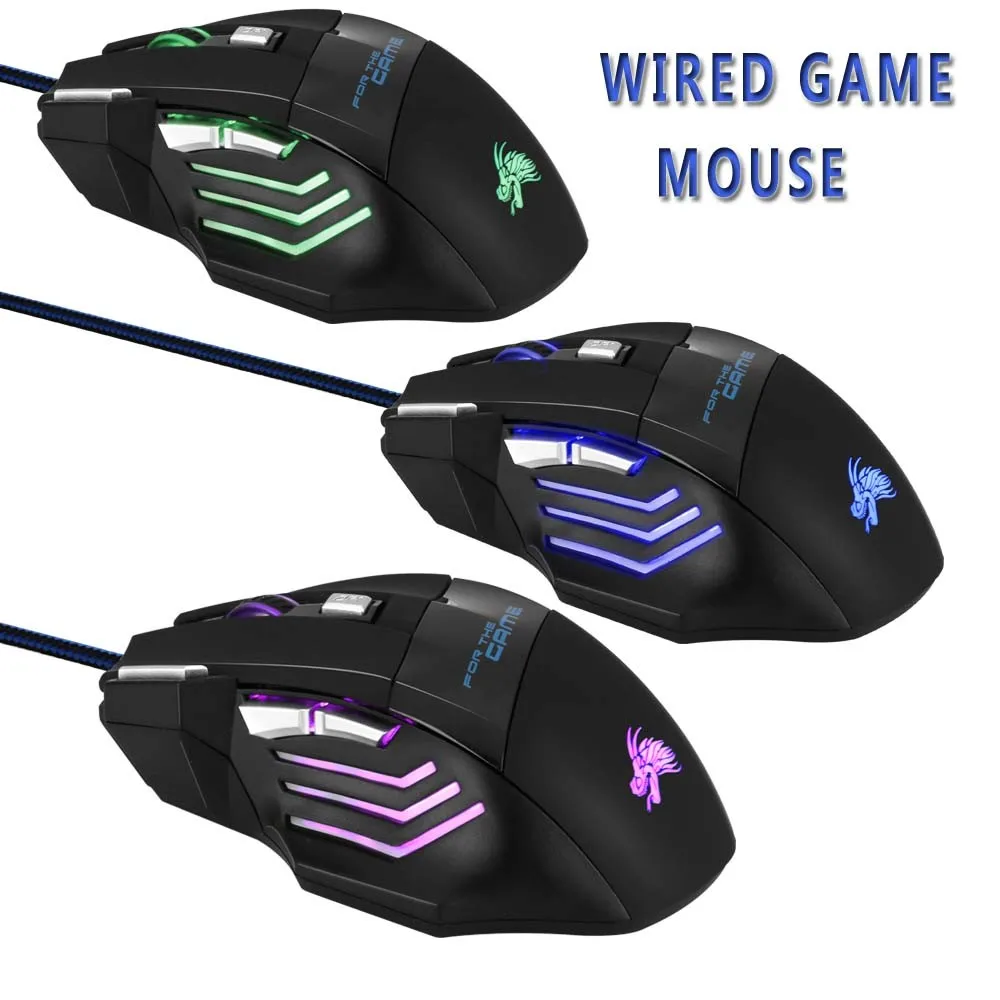 2019 Latest Led Optical 7d Usb Game Mired Mouse,Used For Laptop And ...