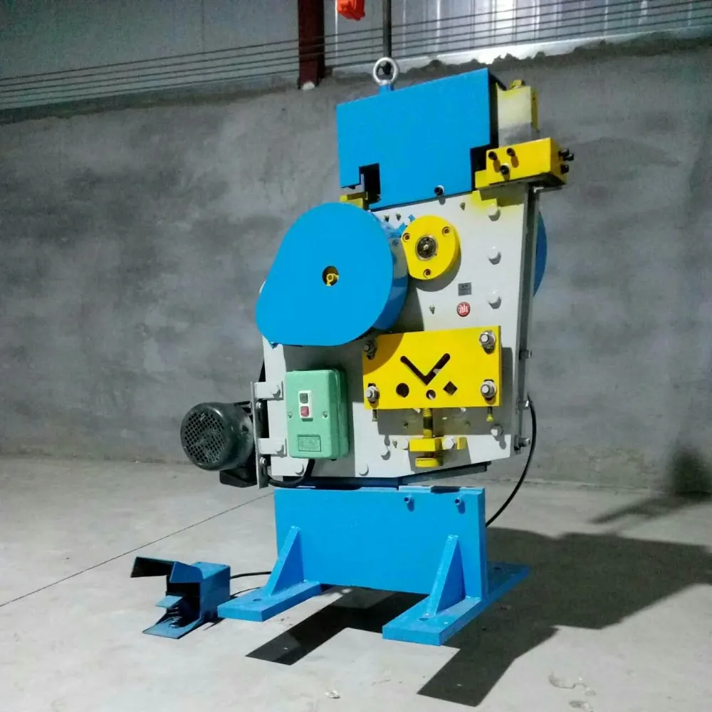 Electric Angle Iron Punch Shearing Machines - Buy Angle Steel Channel ...