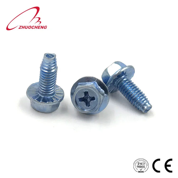 Hex Flange Head Triangular Screws - Buy Flange Bolt,Triangle Thread ...
