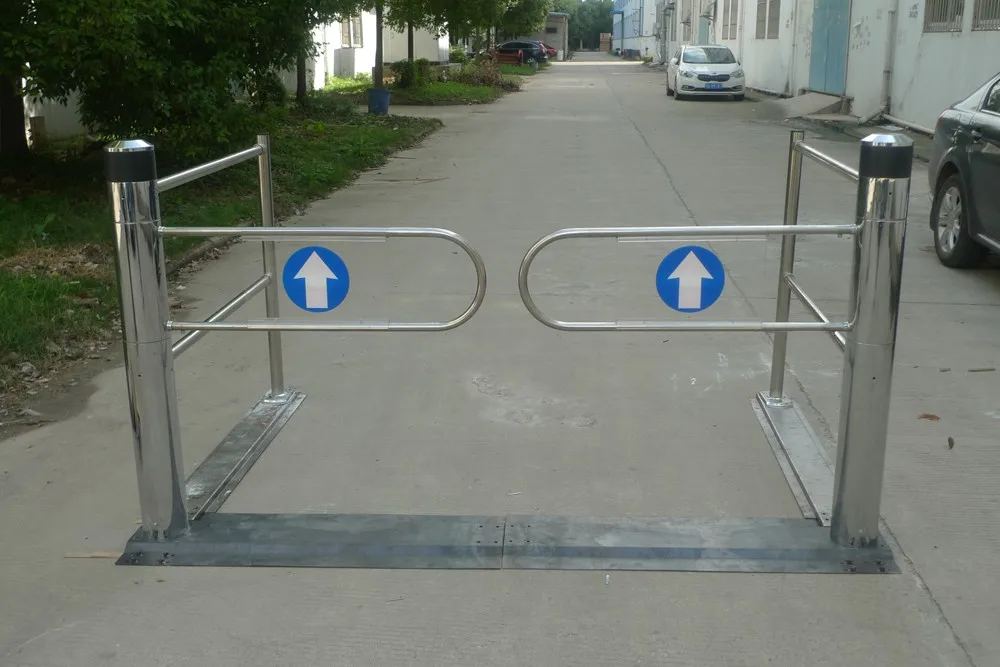 Full Automatic Bi-directional Supermarket Gate/swing Barrier Turnstile ...