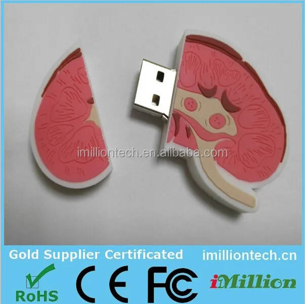 Kidney Shape Usb,Rubber Kidney Usb Flash Drives,Medical Usb Flash Drive ...