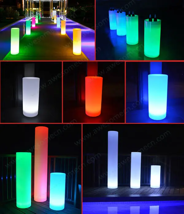 Modern Design Led Pillar Lights For Wedding - Buy Wedding Pillar Lights ...