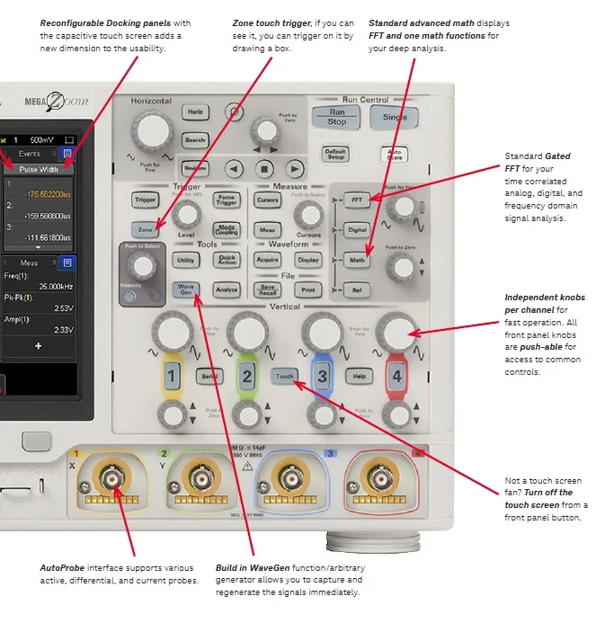 Original Keysight Dsox3024t 4 Channels 200mhz Oscilloscope - Buy ...