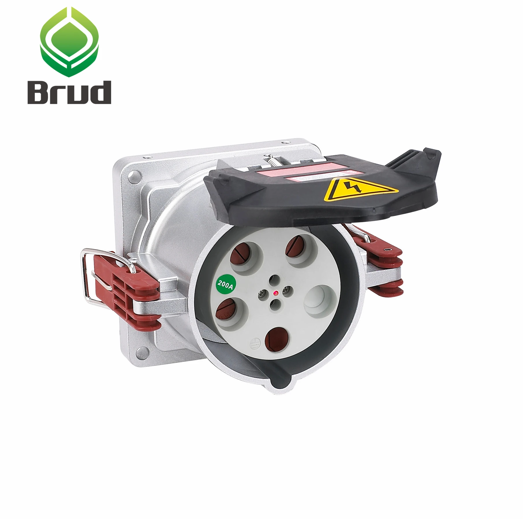 200A 4P Industrial Panel Socket - Heavy Duty & Reliable
